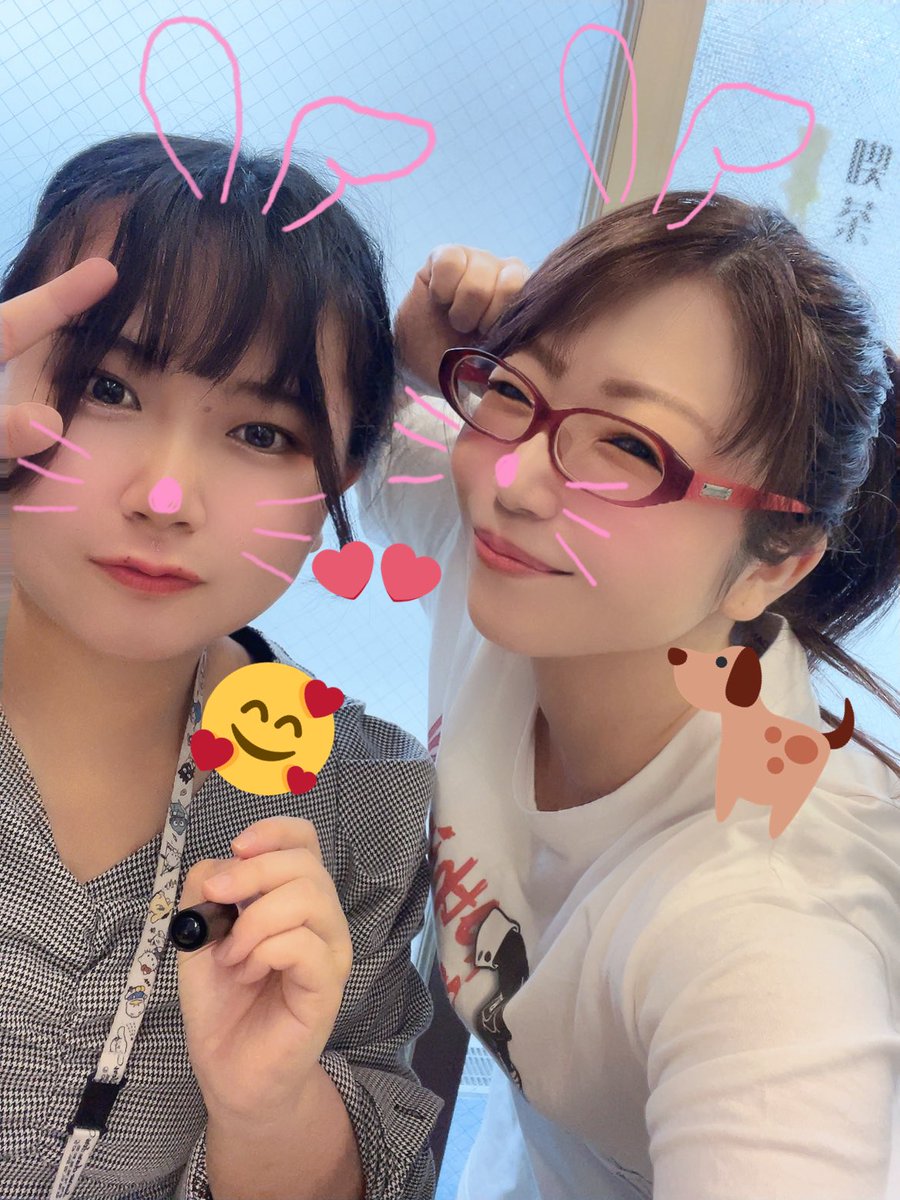 るなちゃんと！はるか氏！ https://t.co/UZiZ... : ポアロ（カラオケ喫茶）