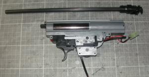 M41A Pulse Rifle ： G&P AEG Conversion Kit + TOKYO MARUI Thompson M1A1 ...