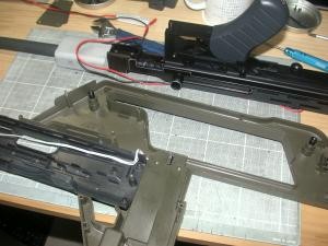 M41A Pulse Rifle ： G&P AEG Conversion Kit + TOKYO MARUI Thompson M1A1 ...