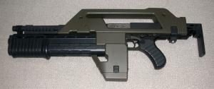 M41A Pulse Rifle ： G&P AEG Conversion Kit + TOKYO MARUI Thompson M1A1 ...