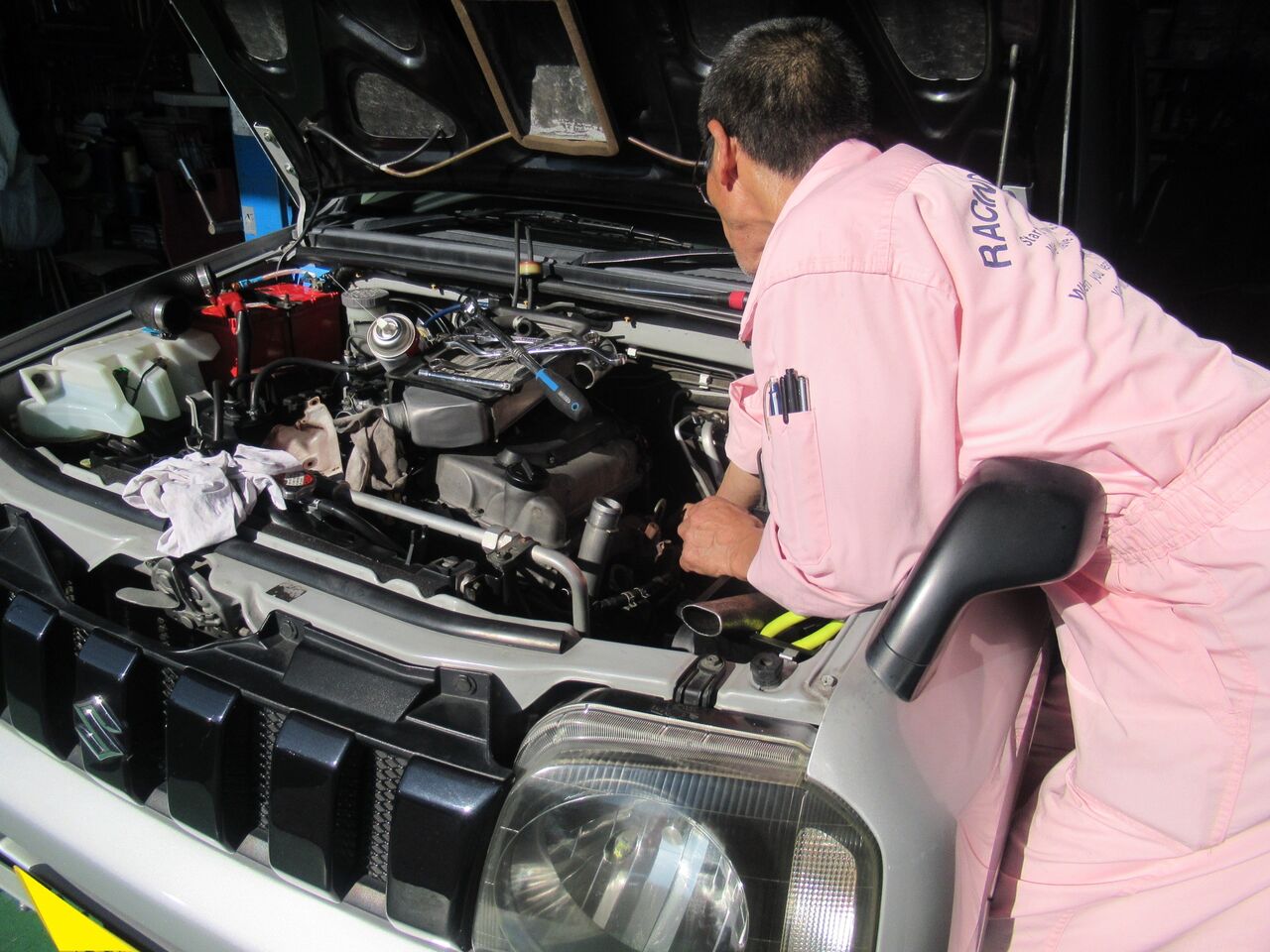 OKB様JB23 ハイフロータービン交換でお預かり！ : ジムニースタジオ 甲府昭和インター店 スタッフブログ