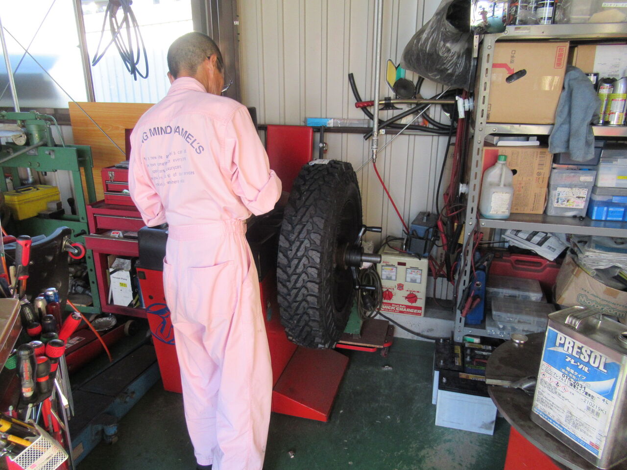 OKB様JB23 タイヤ交換！ : ジムニースタジオ 甲府昭和インター店 スタッフブログ