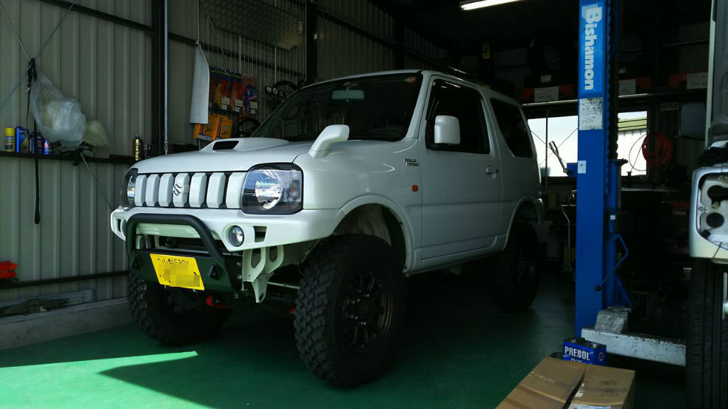 JB23 BRAWLER BAR取付け！ : ジムニースタジオ 甲府昭和インター店 スタッフブログ