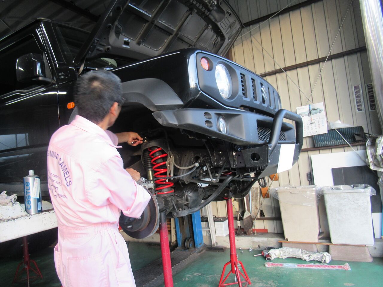 HRS様JB74 リフトアップでお預かり！！ : ジムニースタジオ 甲府昭和インター店 スタッフブログ