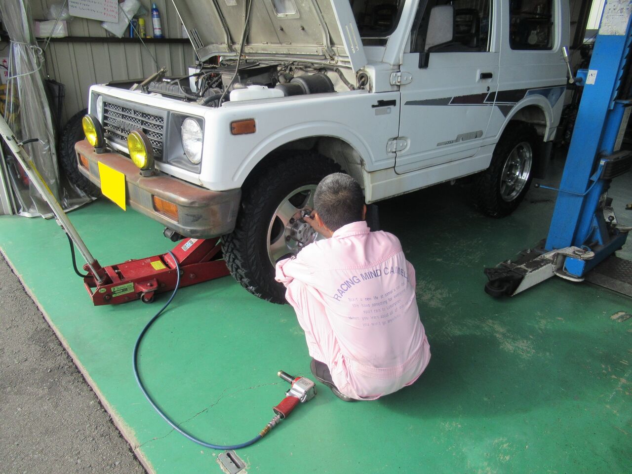 SIT様JA11 タイヤ交換etc.でお預かり！ : ジムニースタジオ 甲府昭和インター店 スタッフブログ
