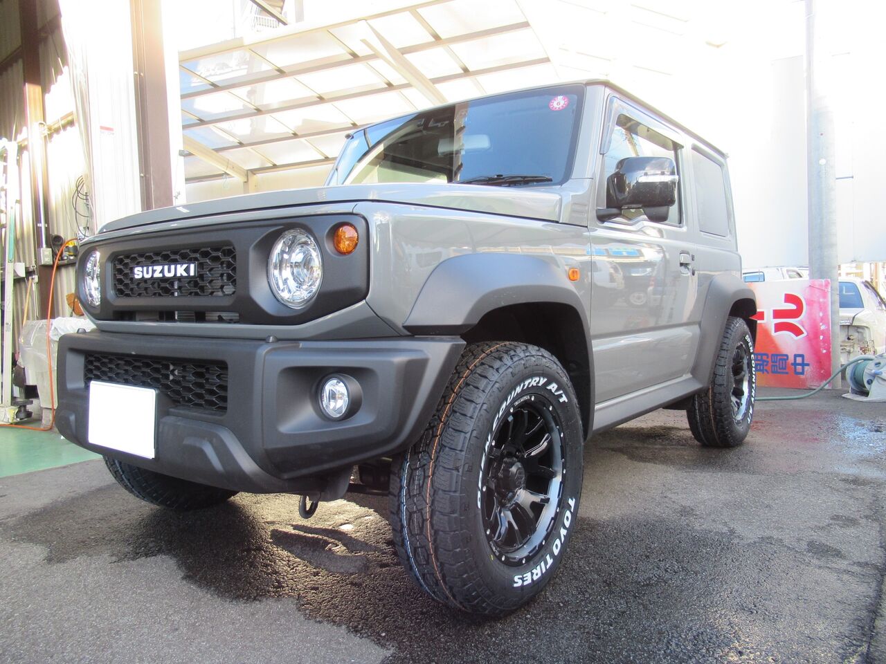 SIT様JB74 タイヤ＆ホイール交換でお預かり！ : ジムニースタジオ 甲府昭和インター店 スタッフブログ