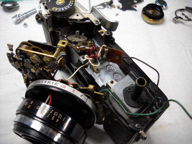 カメラ修理 オリンパス35 RC(後) : カメラ修理工房日記 カメラ修理 オリンパス35 RC(後) : カメラ修理工房日記