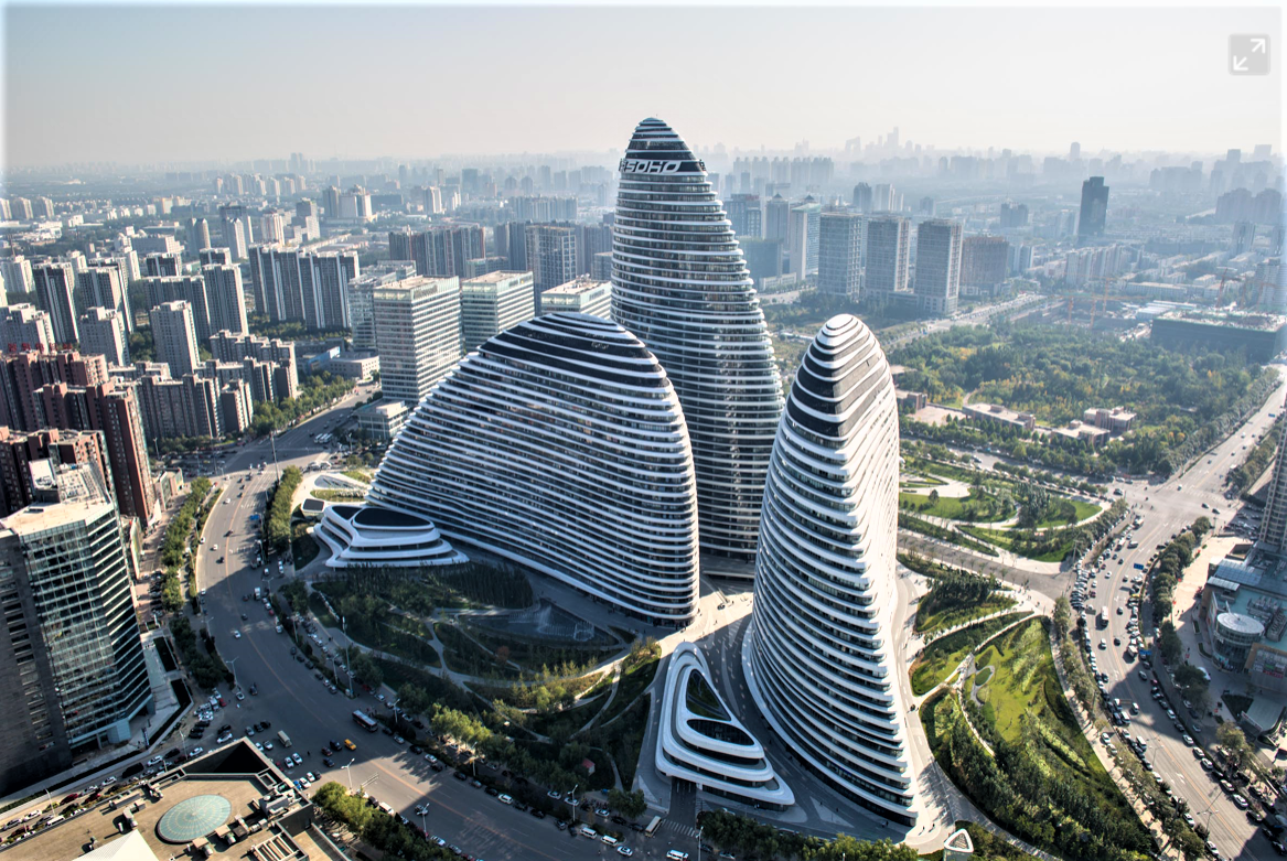 ザハハディド Zaha Hadidの遺作 「凌空SOHO」Part1 メンテ不能の巨大なオブジェ EP14 : 上海建築観光案内 ...