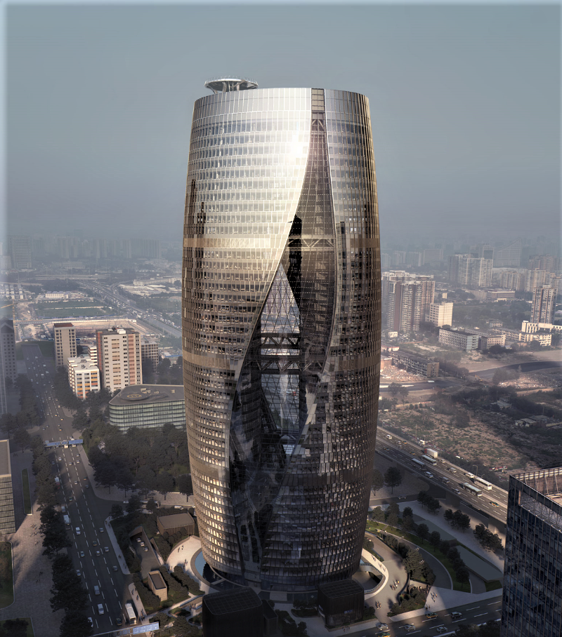 ザハハディド Zaha Hadidの遺作 「凌空SOHO」Part1 メンテ不能の巨大なオブジェ EP14 : 上海建築観光案内 ...