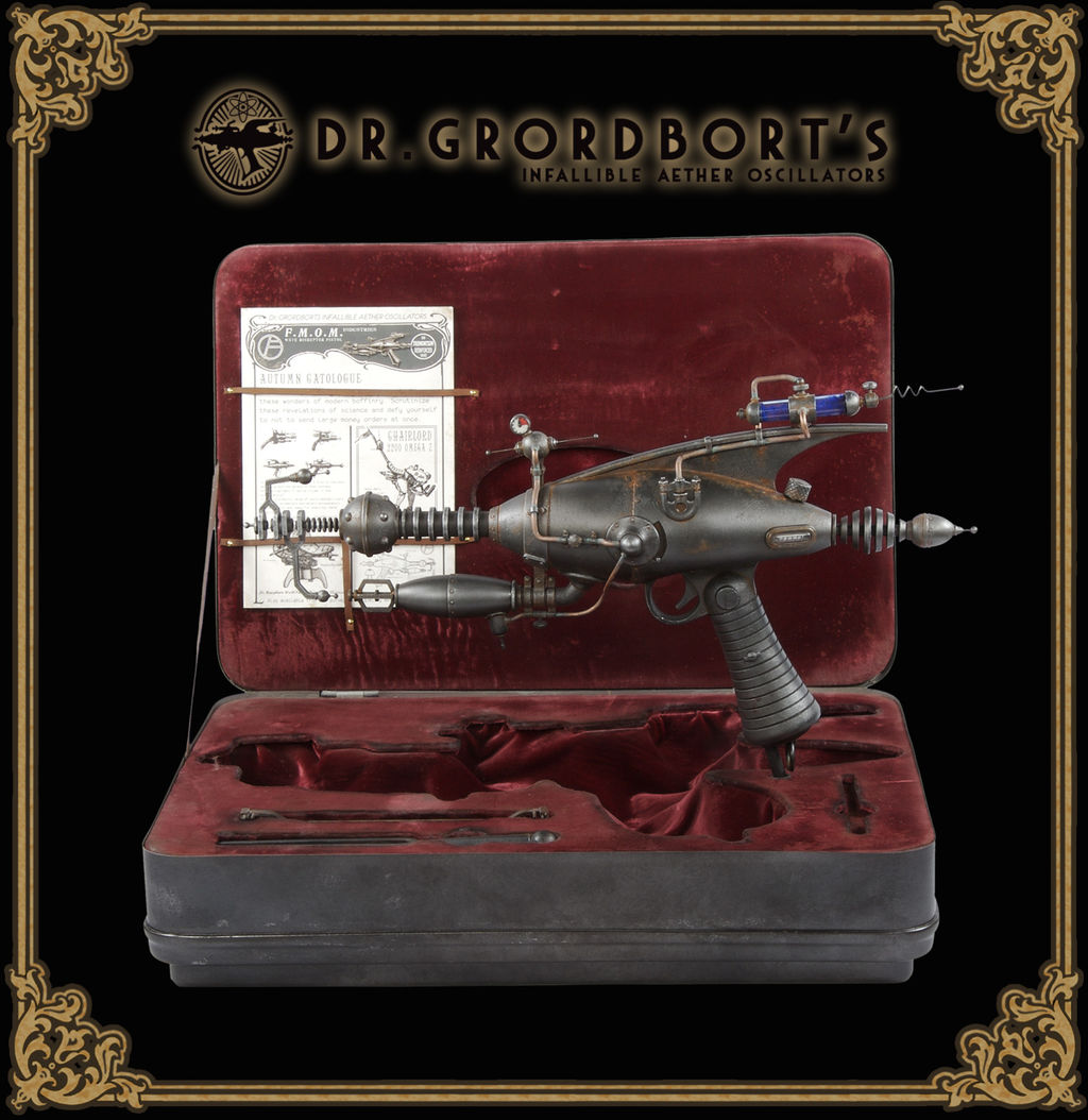 【デザイン/アート】グロードボート博士の発明したスチームパンクな光線銃いろいろ。 : 付録部 blog-bu