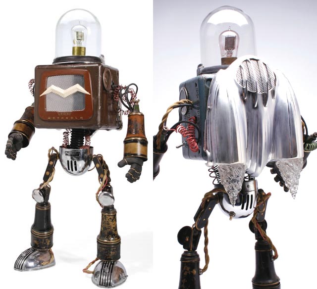 【画像】懐かしくも新しい、イマジネーションあふれる素晴らしきロボット・アート（その2）。 : 付録部 blog-bu