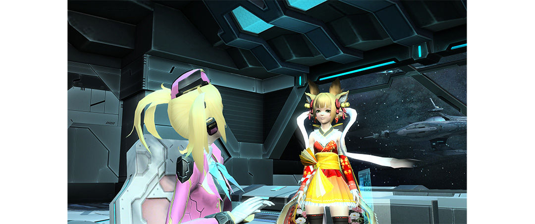 ねこにゃん生活:PSO2開発部の皆様へ ウルトラワイドモニターに対応してください！