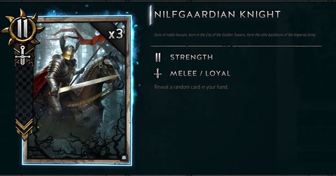 《NILFGAARDIAN KNIGHT》 : GWENT®: The Witcher Card Game（グウェント） 日本語解説