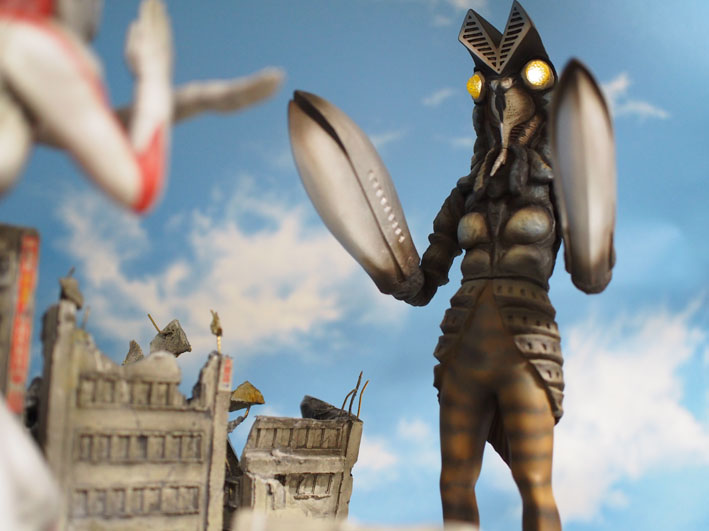 ウルトラマン対バルタン星人ジオラマセット : 魂のblog2 ウルトラマン対バルタン星人ジオラマセット : 魂のblog2