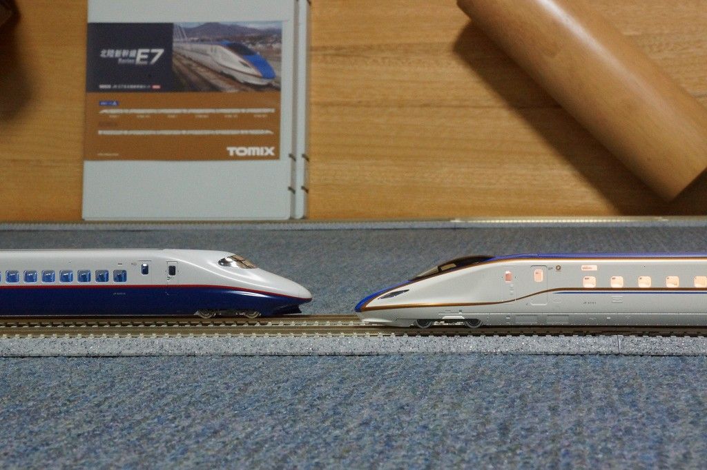 公休 TOMIX E7系 試運転 : Chihiroのブログ 模型鉄道の世界