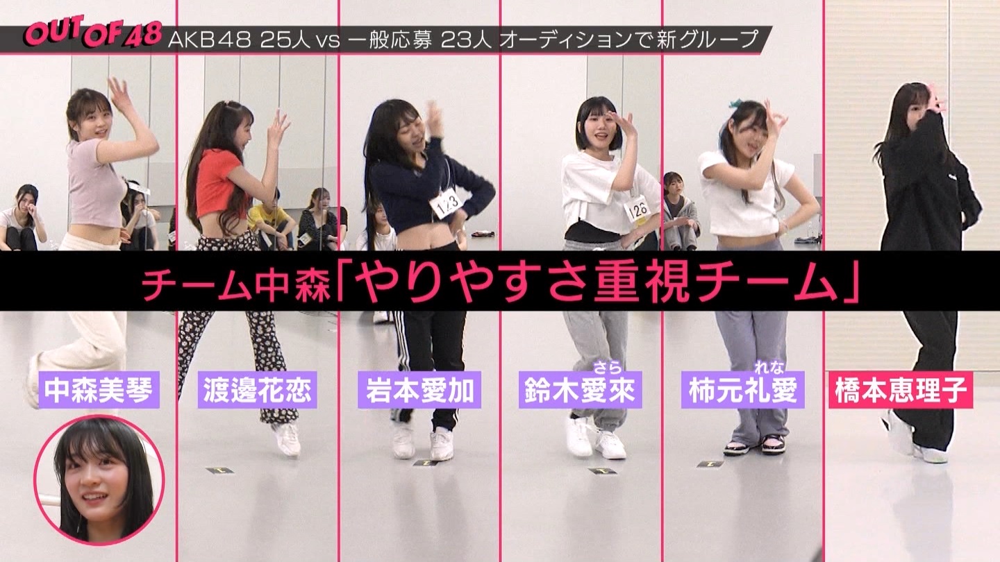 【AKB48】「OUT OF 48」ドラフト指名で各8チームが決定！課題曲は8曲の中から好きな曲を各チームが選んでいく：地下帝国-AKB48まとめ