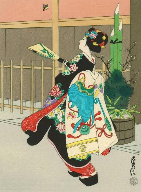 Traditional toys and games during New Year’s celebration : Japanese ...