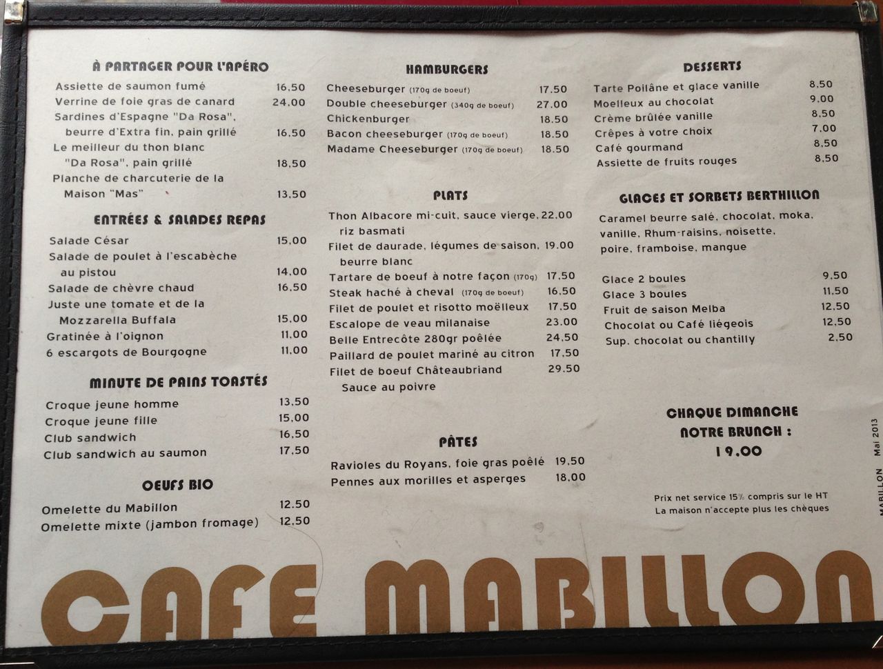 Cafe Mabillon；ｶﾌｪ･ﾏﾋﾞﾛﾝで絵に描いたような軽食♪ : 長野飯田に引越して