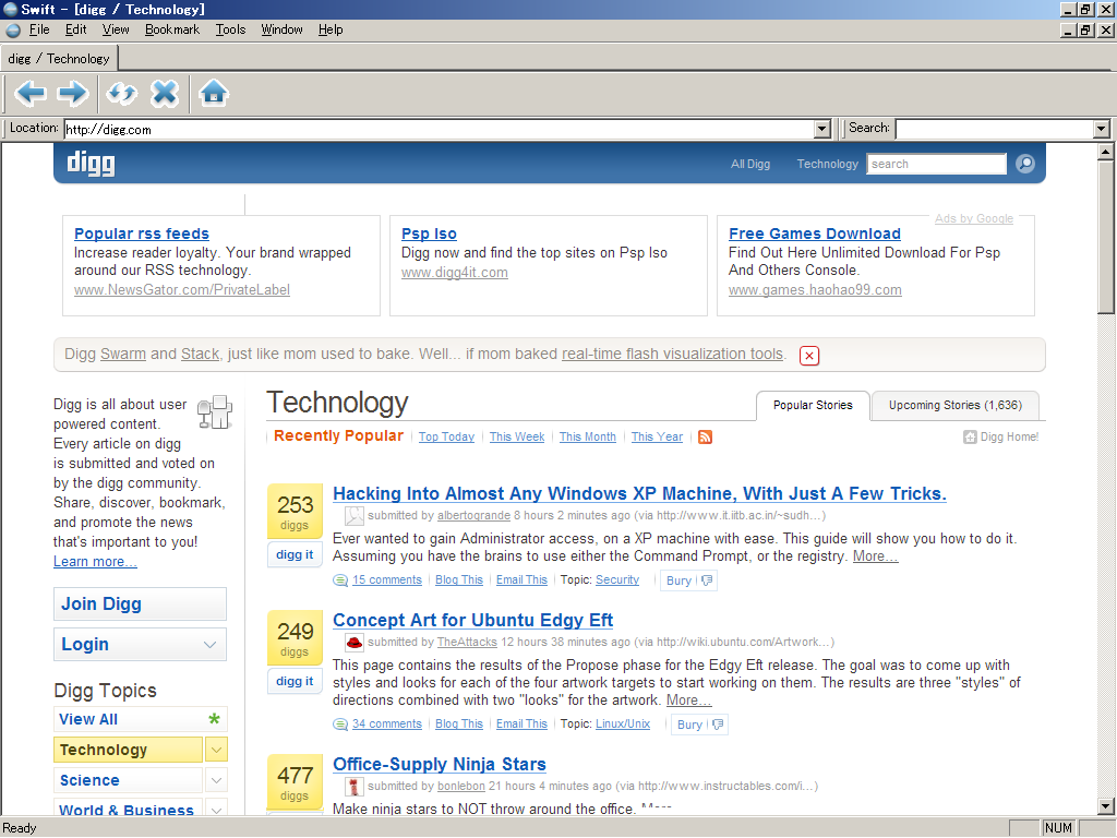 Swift - Safariと同じAppleWebkitで開発されたWindowsブラウザ。 - buena suerte!