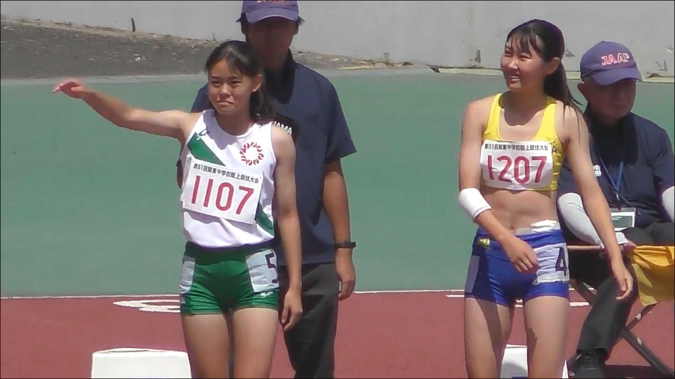 女子中学3年生陸上競技100m競争汚れなき少女達の健康的な熱い戦い ちょっとエッチなブログ 25 5 5