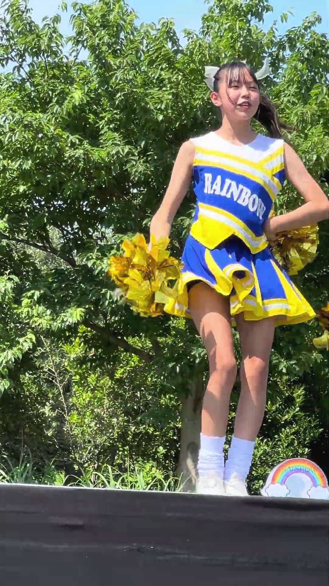 全く汚れていない処女JSJCチアガールのパンチラ！ RAINBOW鳥取のスカートが短すぎ : ちょっとエッチなブログ（～25.5.5）