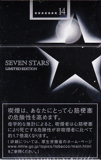 Seven Stars BOX(セブンスター・ボックス) : 森 康哲の煙草コレクション