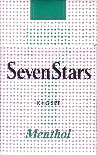 Seven Stars Menthol BOX(セブンスター・メンソール・ボックス) : 森 康哲の煙草コレクション