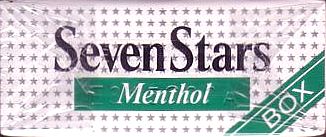 Seven Stars Menthol BOX(セブンスター・メンソール・ボックス) : 森 康哲の煙草コレクション