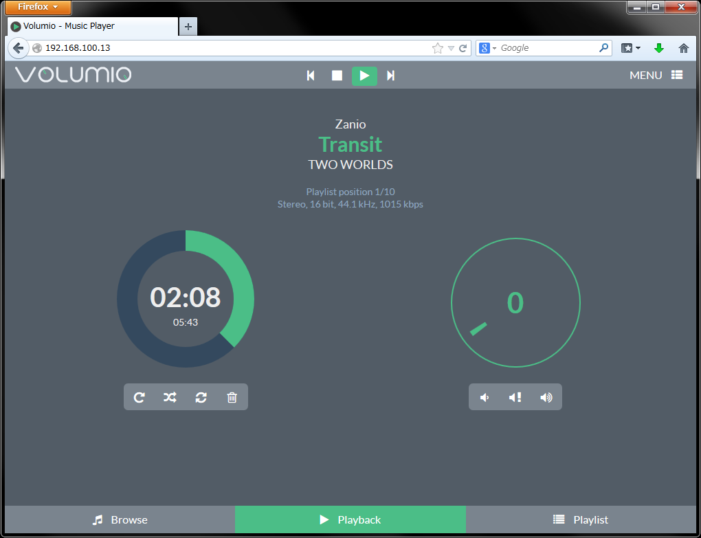にっきちょう:CuBox-i2 と Volumio