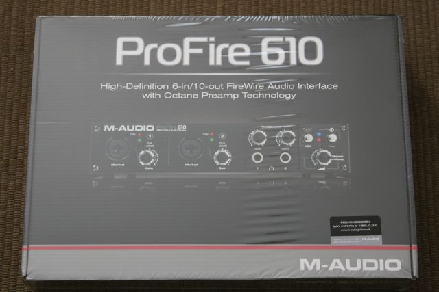 にっきちょう:M-AUDIO ProFire 610