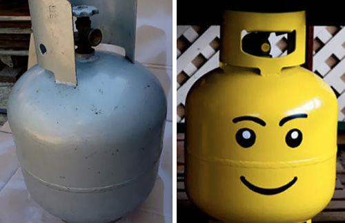 プロパンガスのボンベをかわいいデザインにするアイデア～ : きよおと-KiYOTO