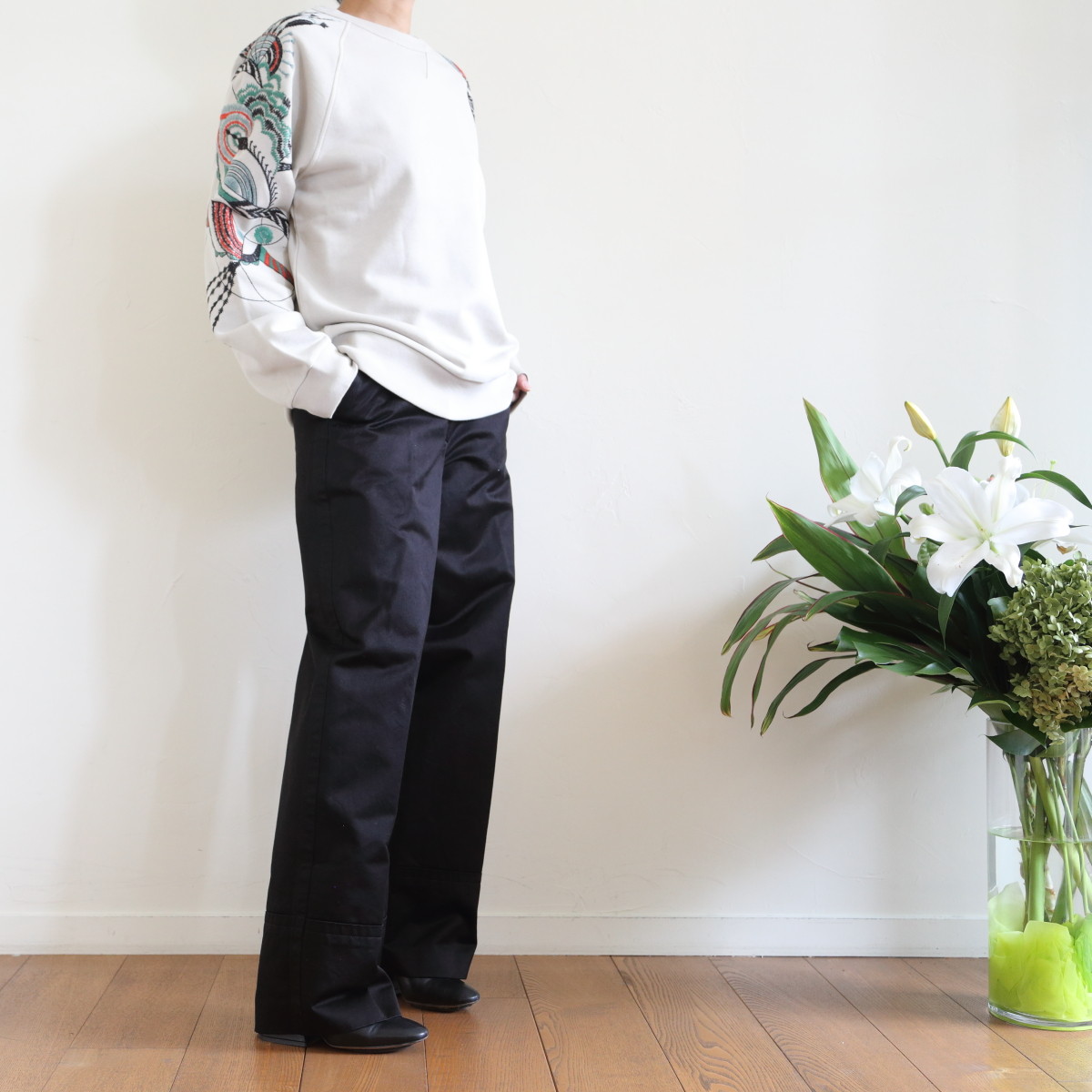 DRIES VAN NOTEN ~ アウトサイダーアート刺繍のスウェット : CLOSET DRIES VAN NOTEN ~ アウトサイダーアート刺繍のスウェット : CLOSET