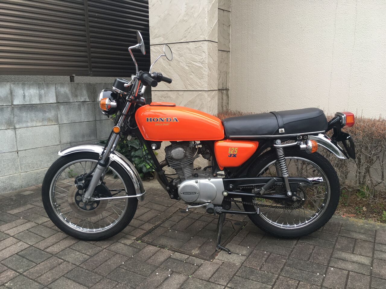 CB125JXがやってきた : オールドホンダ遊び