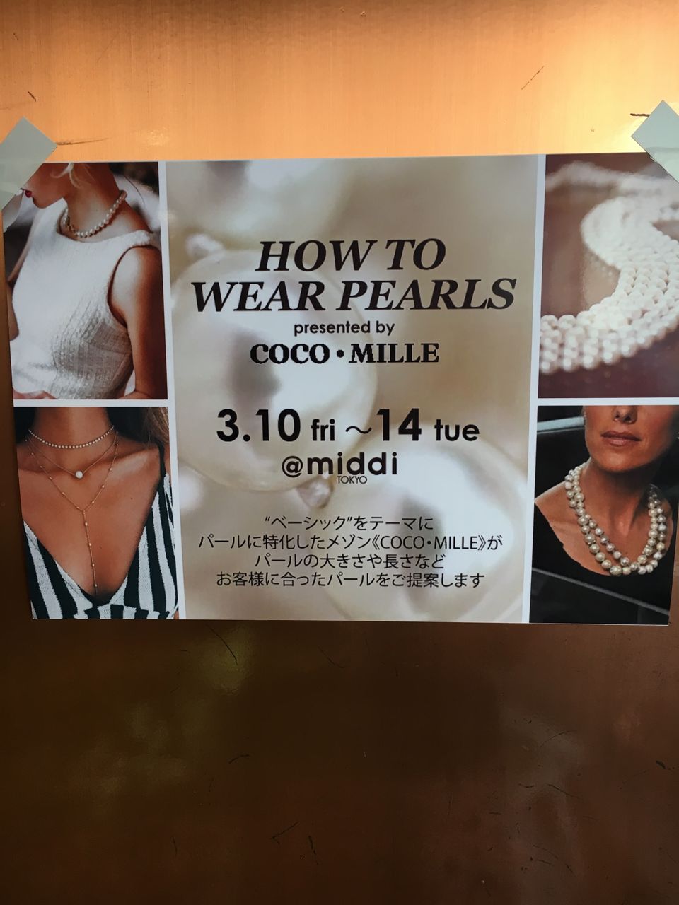広尾middiにてベビーパールが集結しています！ : cocomille（ココミーユ）のblog