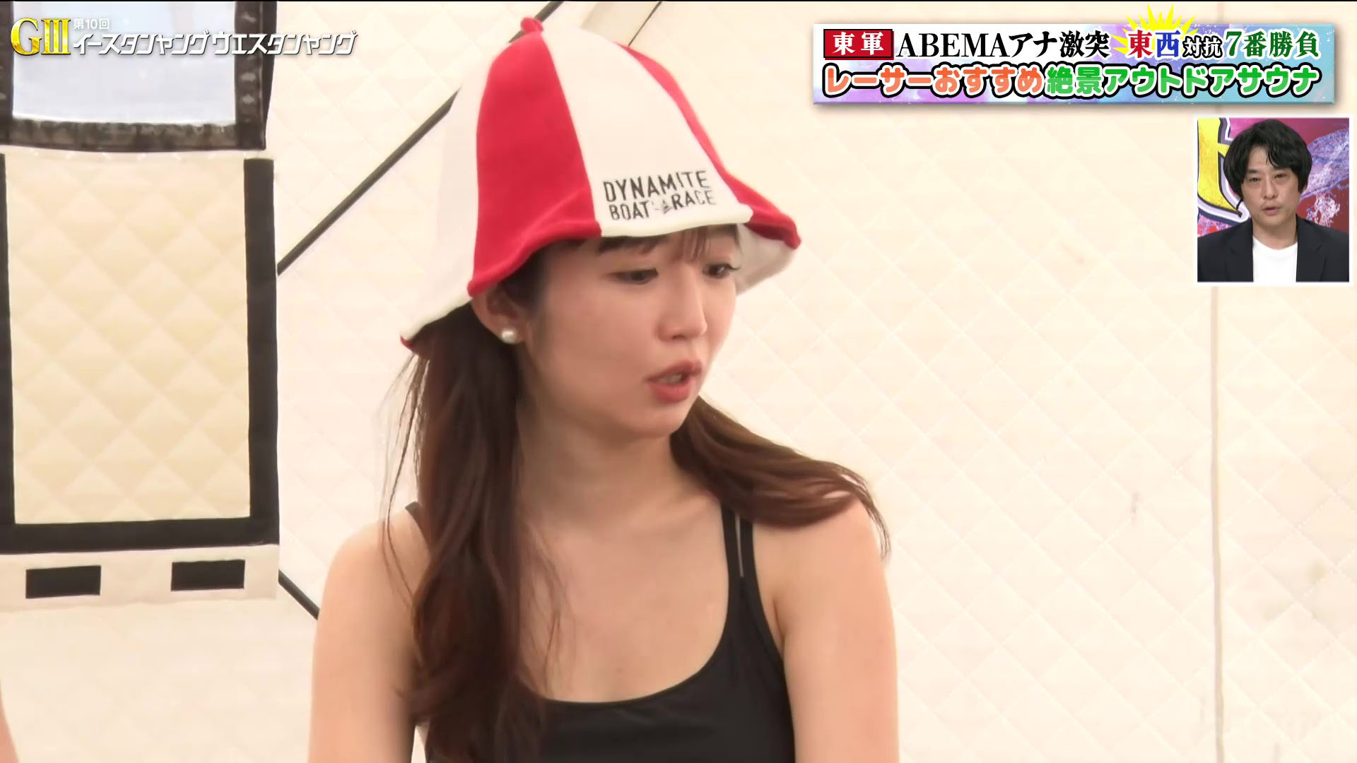 ABEMAのパンチラ女子アナ 番組内で水着姿を初披露！！【GIF動画あり】 | アナきゃぷ速報