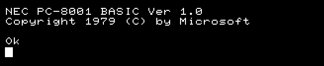 PC-8001 機種判定 : プログラミング指南 - Code Knowledge
