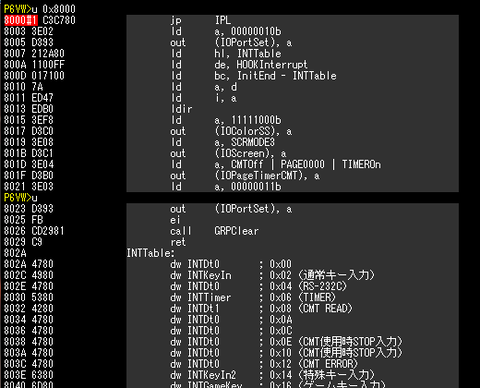 PC-6001 システムの初期化 : プログラミング指南 - Code Knowledge
