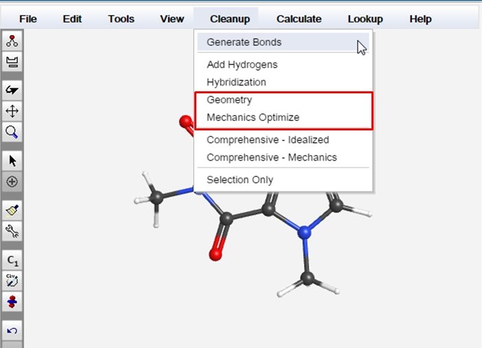WebMOを分子描画ソフトとして利用する方法 : PC CHEM BASICS.COM