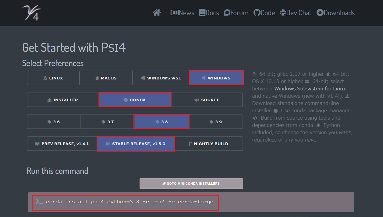 Psi4ではじめる量子化学計算 ④：インストール編 : PC CHEM BASICS.COM