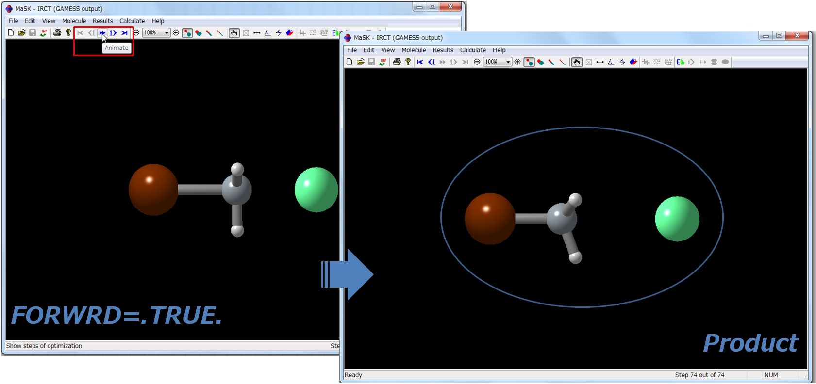 IRC計算をしてみよう！！ : PC CHEM BASICS.COM