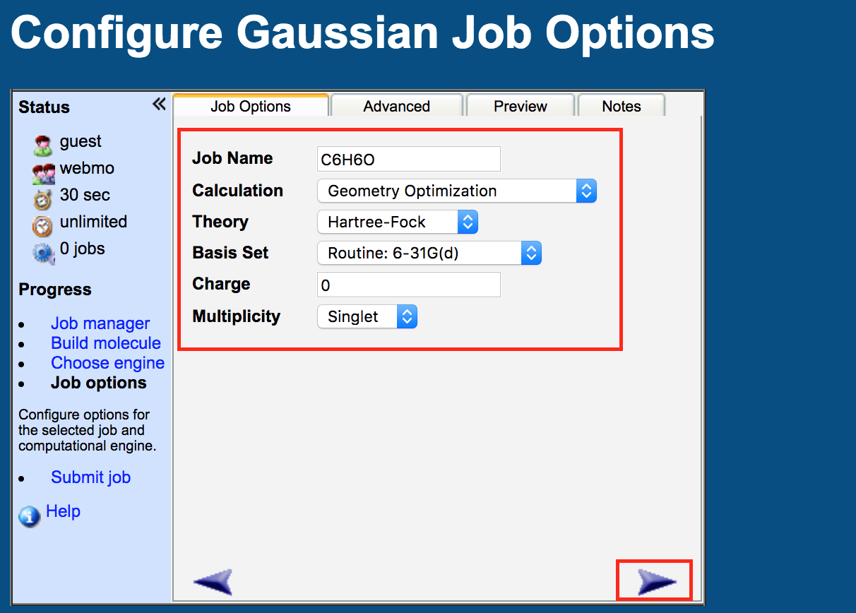 開いて5秒で計算化学！！WebMO！！ : PC CHEM BASICS.COM