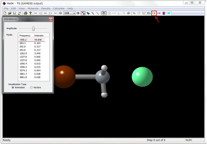 遷移状態を求めよう！！その②～実践編～ : PC CHEM BASICS.COM