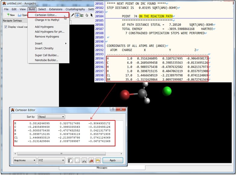 IRC計算の結果をグラフ化してみよう : PC CHEM BASICS.COM