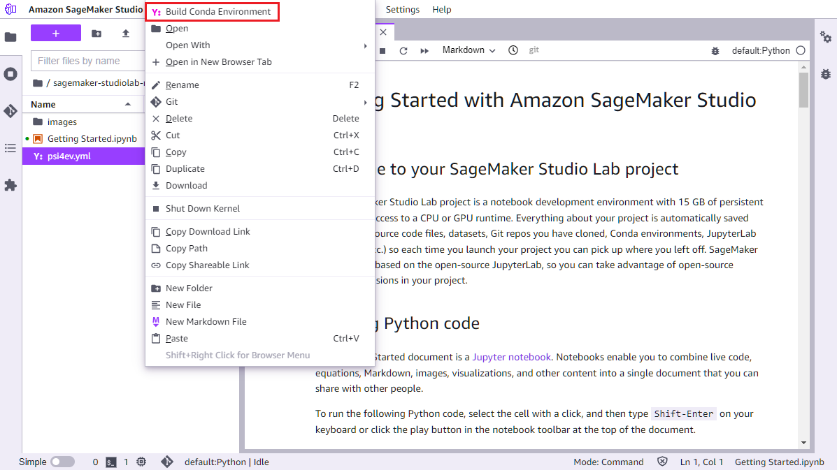 Amazon SageMaker Studio LabでPsi4を利用する方法 : PC CHEM BASICS.COM