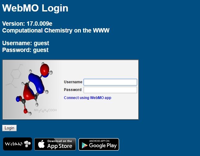 開いて5秒で計算化学！！WebMO！！ : PC CHEM BASICS.COM