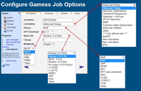 WebMOを分子描画ソフトとして利用する方法 : PC CHEM BASICS.COM