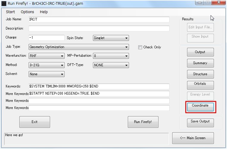 MoCalc2012を活用しよう〜IRC計算編～ : PC CHEM BASICS.COM