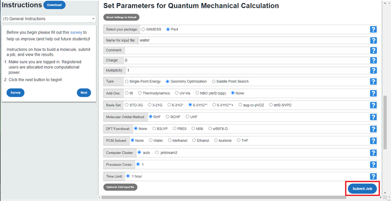 クラウド環境でPsi4を実行できる「Chem Compute」 : PC CHEM BASICS.COM