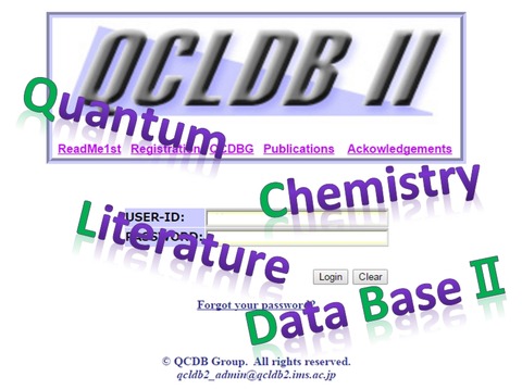 データベースを利用しよう その④~QCLDBⅡ~ : PC CHEM BASICS.COM