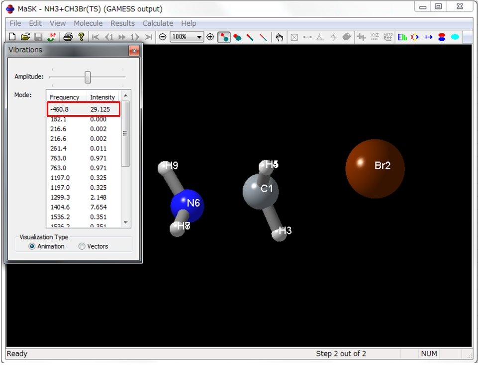 Fireflyでミニマムエネルギーパス計算をしてみよう : PC CHEM BASICS.COM